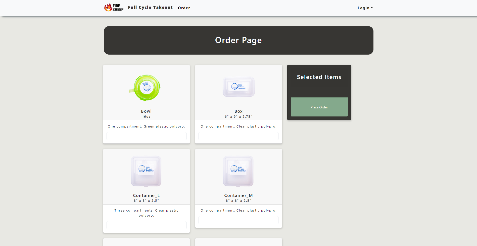Full Cycle TakeOut | Brian Shu | Professional Portfolio